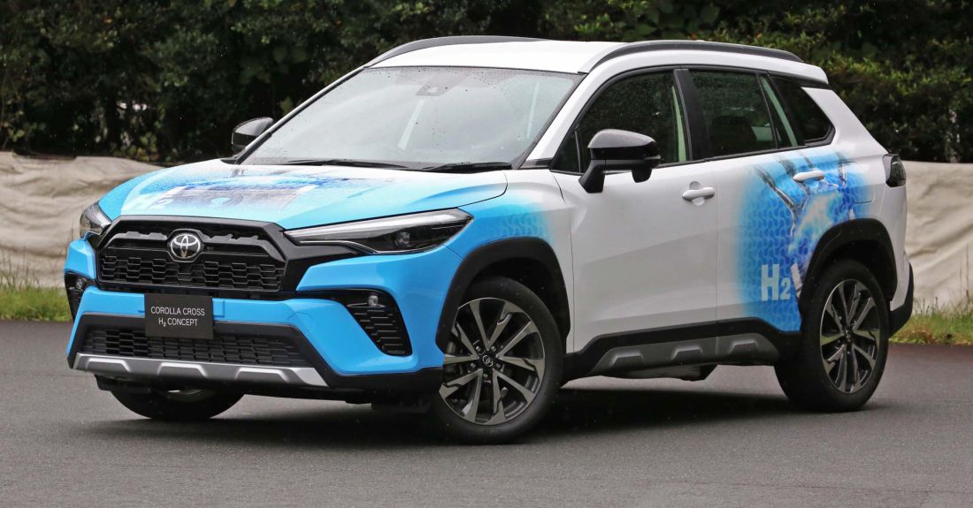 Toyota Corolla Cross sắp có bản chạy hydro, công suất tối đa lên tới ...