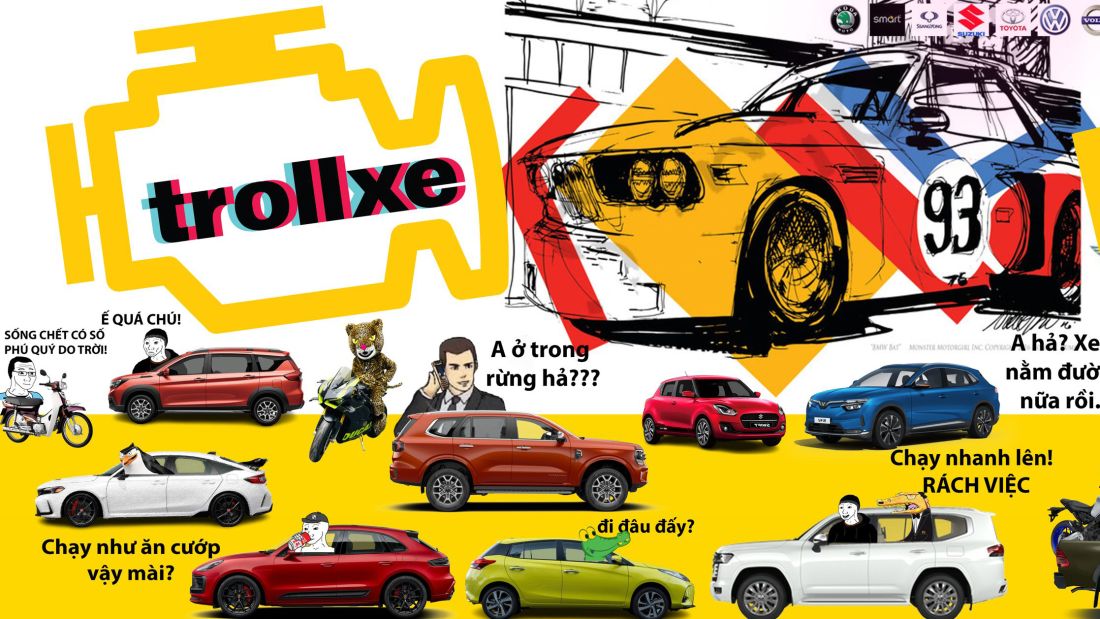 Mạng xã hội Troll Xe, khác biệt đến từ những ảnh chế