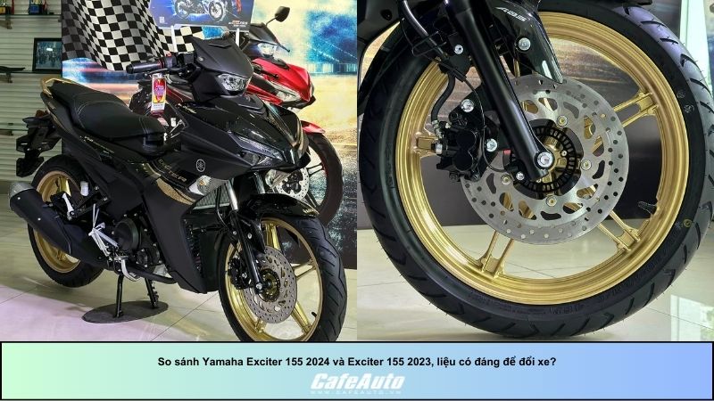 So sánh Yamaha Exciter 155 2024 và Exciter 155 2023, liệu có đáng để đổi xe?