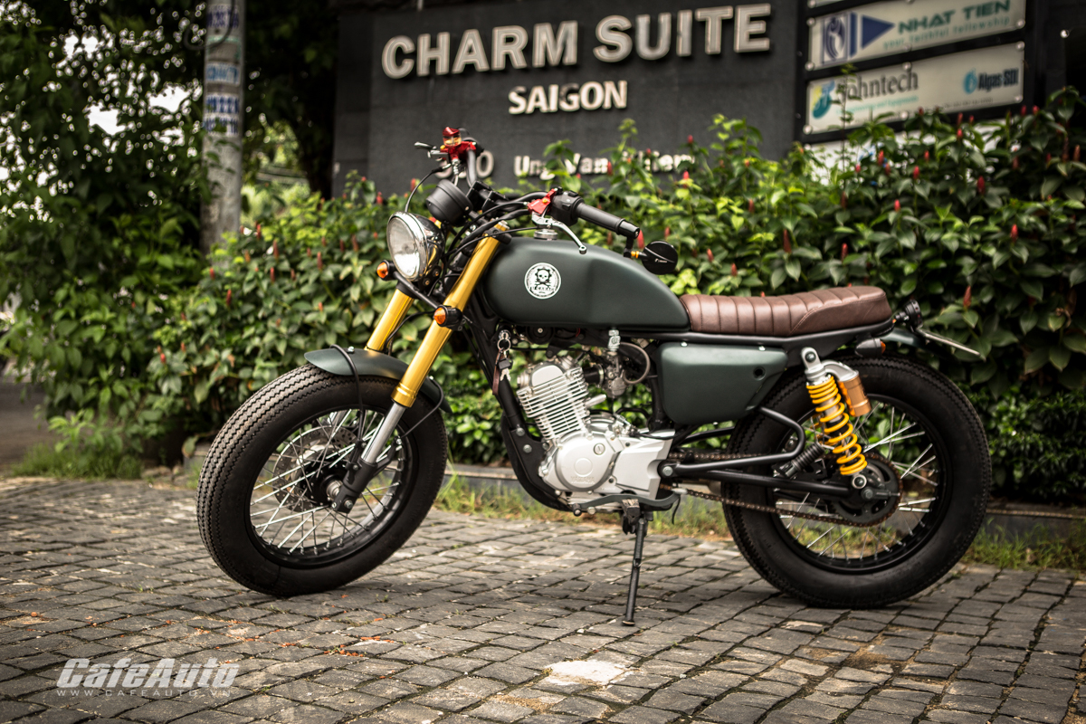 Ngắm nhìn Yamaha YB125 SP độ vừa ngầu vừa cổ điển