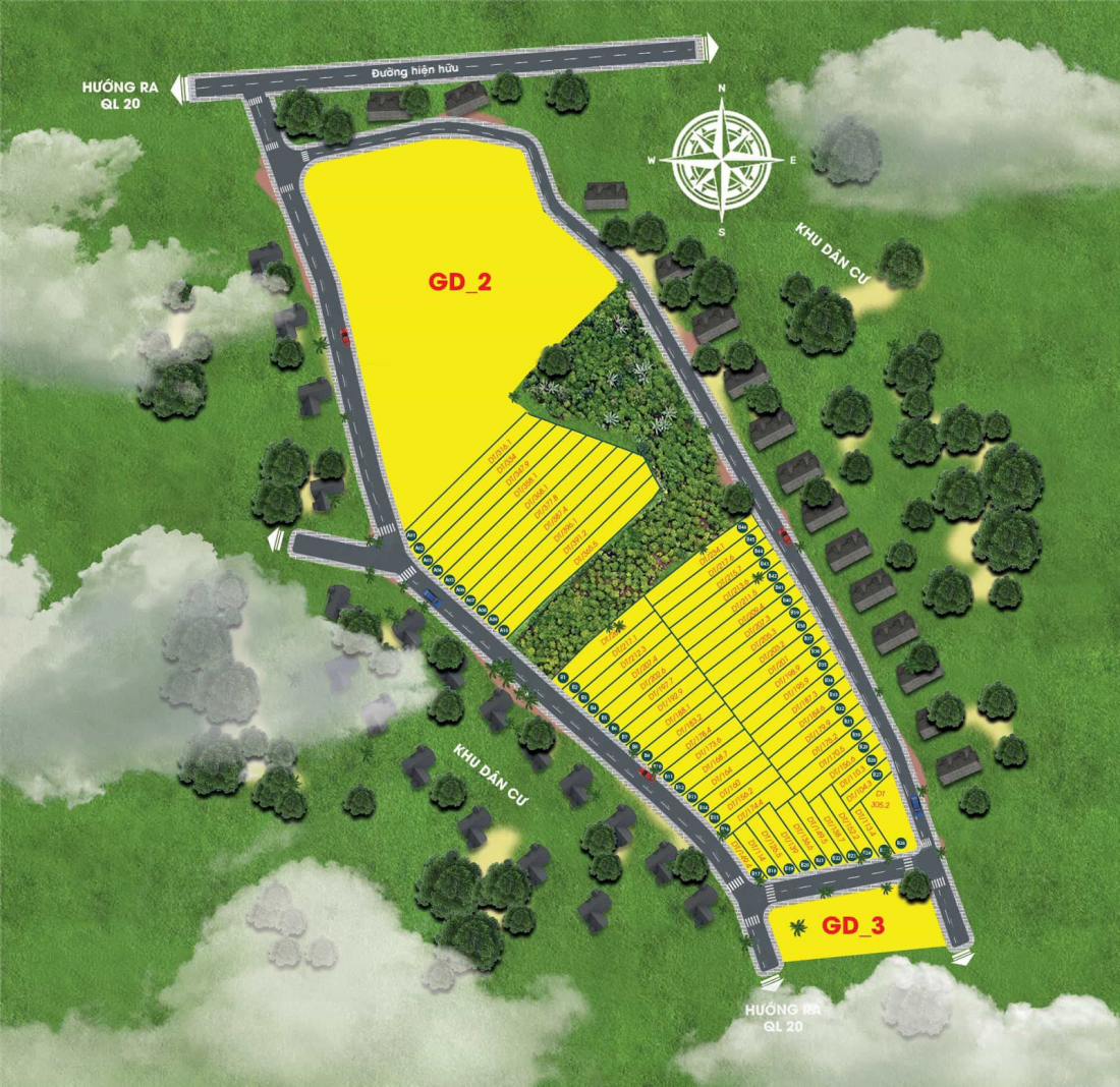 Hình ảnh: phối cảnh dự án Đồi Mơ Sky View Lâm Đồng - CafeLand.Vn