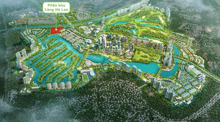Hình ảnh: phối cảnh dự án Phân khu biệt thự Làng Hà Lan - CafeLand.Vn