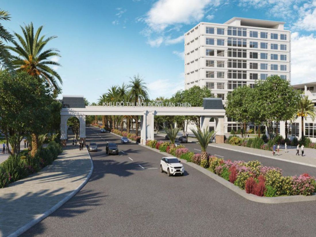 Hình ảnh: phối cảnh dự án Khu đô thị mới Đông Tân Thiện - CafeLand.Vn