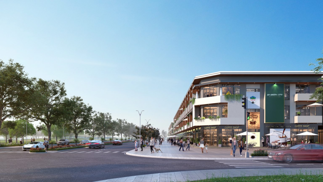 Hình ảnh: phối cảnh dự án Khu dân cư SH Green Center - CafeLand.Vn