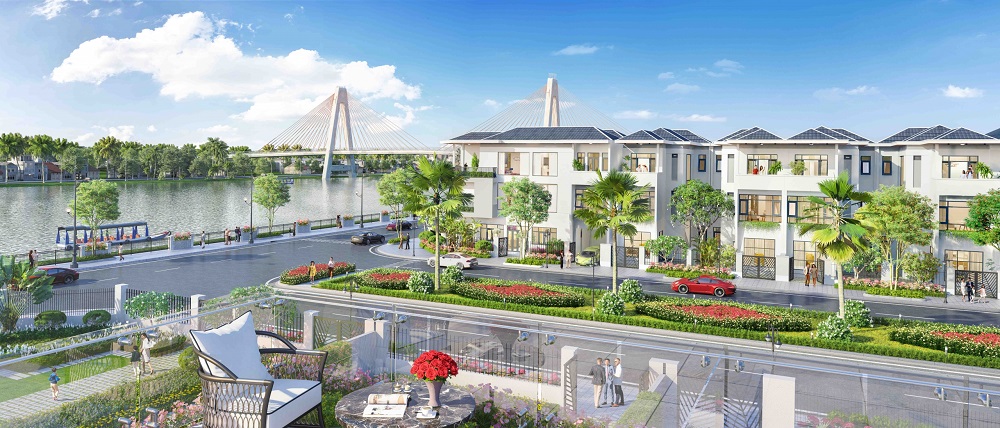 Hình ảnh: Phối cảnh dự án Bến Tre Riverside - CafeLand.Vn