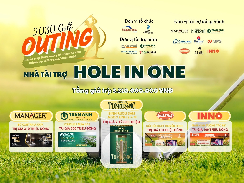 CLB Doanh Nhân 2030 tổ chức giải golf 2030 Golf Outing - CafeLand.Vn